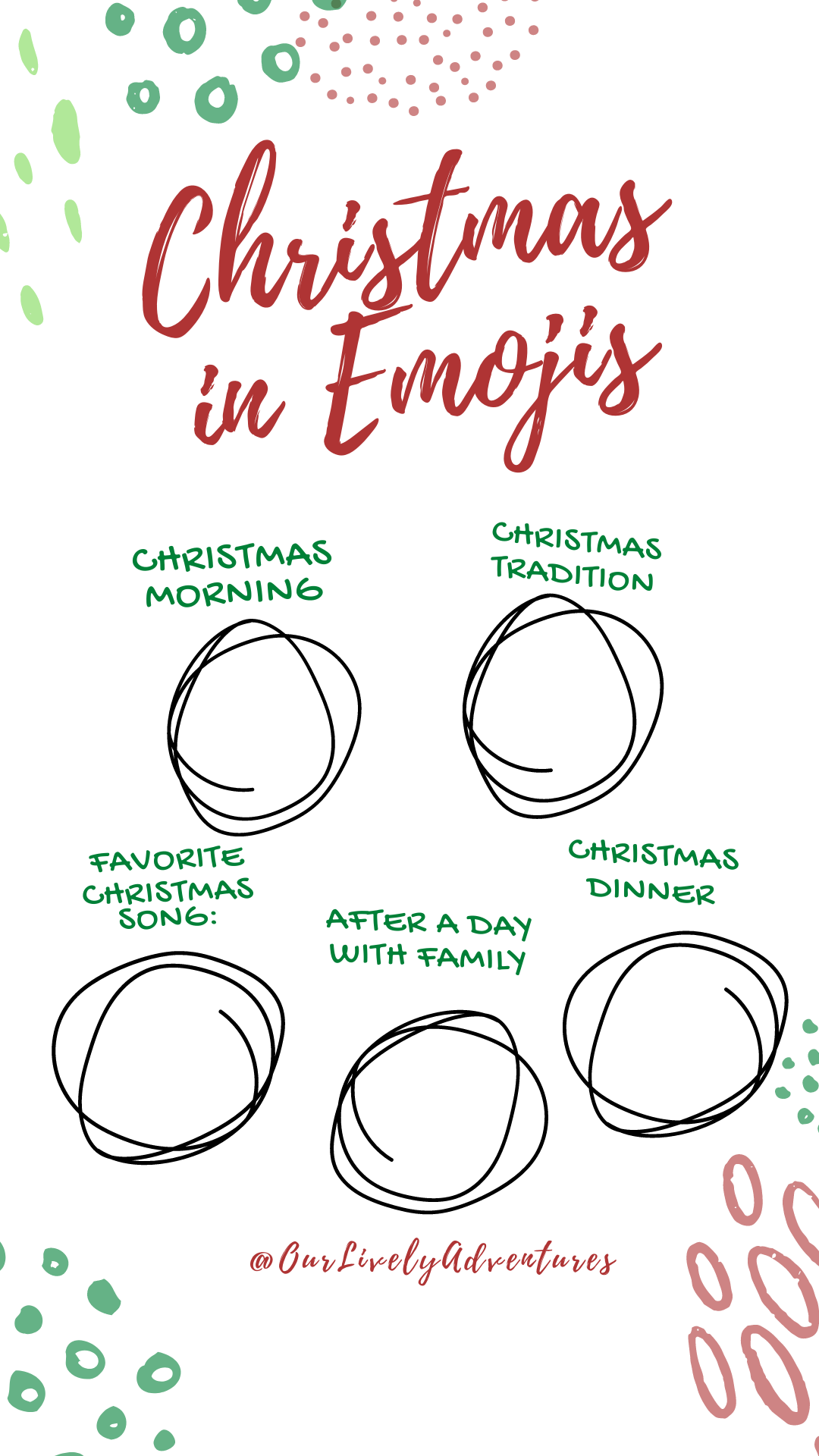 Instagram Story Templates: Christmas Edition - Our Lively Adventures